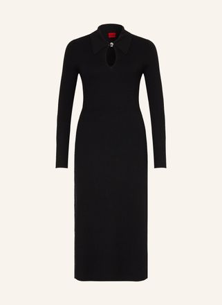 HUGO BOSS Hugo Strickkleid Sdropy schwarz