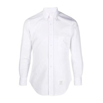 Thom Browne Classic Poplin Shirt - Homme - Chemises - Blanc - Taille: M