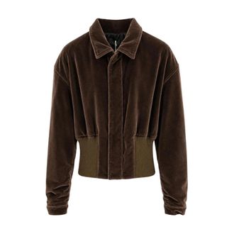 Haikure Vivienne Velvet Shiny - - Jackets - Damen - Braun - M