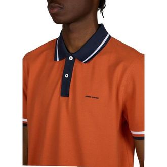 Pierre Cardin Polo &agrave; col contrastant en coton