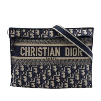 Dior Pre-owned Canvas Crossbody Bag - - Pre-owned - Damen - Blau - ONE SIZE