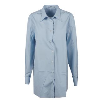 Prada Popeline Hemd - - Blouses & Shirts - Damen - Blau - S