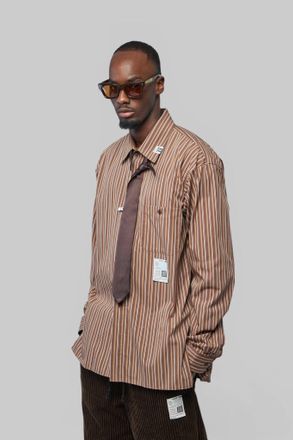 Miharayasuhiro Attached Tie L/s Shirts