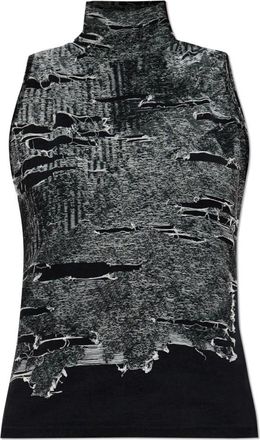 Diesel Femme, Tops, Noir, Taille: 36 FR Top sans manches