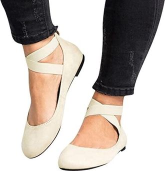 Generic TDEOK Chaussures à Talons Bas Femme Été Bout Fermé Sans Dos Chaussures Sandales Compensées Femme Été Antidérapant Sandals avec Éclair Chaussures de Co