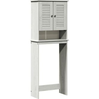 vidaXL WC-Schränke vigo Weiß 60 x 27 x 161 cm Massivholz Kiefer Vidaxl