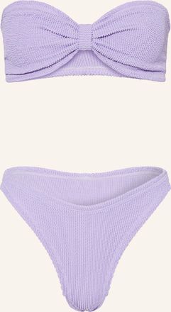 Hunza G Bandeau-Bikini Jean lila