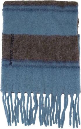 Samsøe & Samsøe Tücher & Schals - Alex Scarf - Wool - Blue - Gr. unisize - in Blau - für Damen