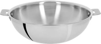 Cristel WOKT20Q - Wok inox 20cm sans poign&eacute;e amovible - Collection Casteline