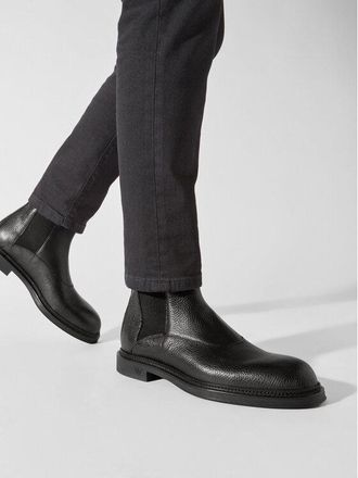 Emporio Armani Klassische Stiefeletten X4M389 XF583 00002 Schwarz