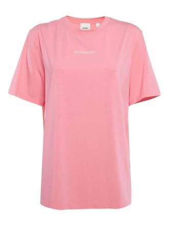 Burberry t-shirt &agrave; logo imprim&eacute; - Rose