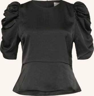 Neo Noir Neo Noir Blusenshirt Benua Aus Satin schwarz