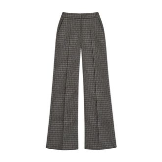 Marella Emmcrespo Pantalon Large - Femme - Pantalons - Brun - Taille: 42 FR