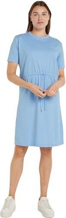 Tommy Hilfiger Robe T-Shirt Femme Coton, Bleu (Vessel Blue), 3XL