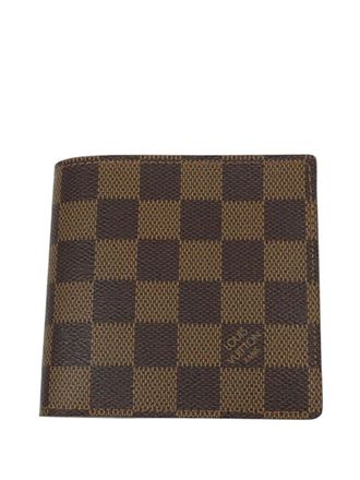 Louis Vuitton petit portefeuille Marco à motif Damier Ébène (2011) - Marron