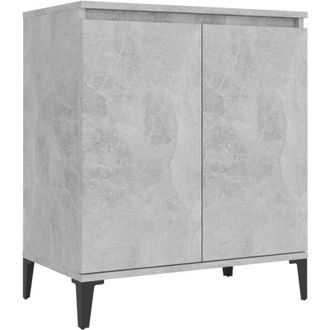 vidaXL vidaXL Sideboard Betongrau 60x35x70 cm Holzwerkstoff