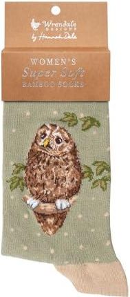 Wrendale Designs Chaussettes hiboux des arbres, multicolore, 4-7