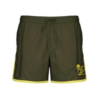 Dr&ocirc;le de Monsieur Plage Slogan Palmier Shorts - - Swimwear - Herren - Gr&uuml;n - S