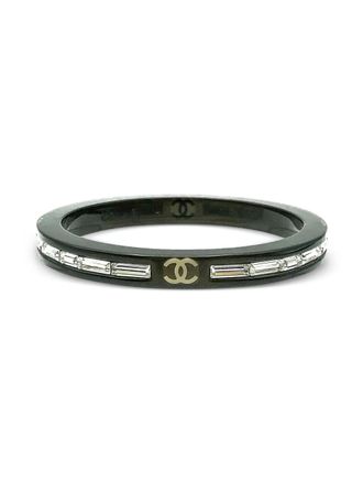 Chanel bracelet &agrave; logo CC (2007) - Noir