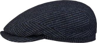 Stetson Casquette Catwick Wool Homme - Made in Germany Gavroche avec Visiere, Visiere Automne-Hiver Automne Hiver - 58 cm Bleu Fonce