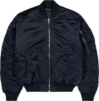 Alpha Industries Ma-1 UV Bomber Jacket - Homme - Vestes - Bleu - Taille: XS