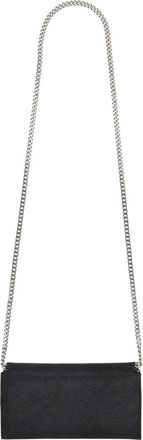 Stella McCartney Womens Shoulder Wallet Bag Falabella Black Chain