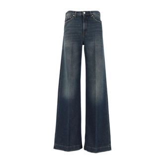 Nine In The Morning Wide-leg Jeans - - Jeans - Damen - Blau - W27