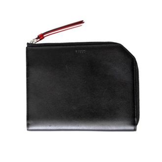 Bally Pre-owned Leather Clutch - - Pre-owned - Damen - Schwarzk - ONE SIZE