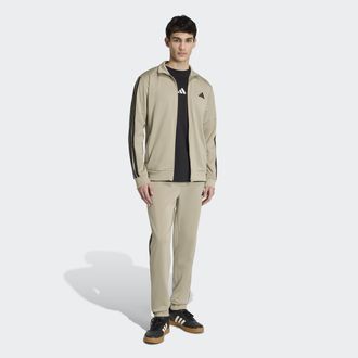 adidas Trainingsanzug ADIDAS SPORTSWEAR DAYREADY, Herren, Gr. XXL, wonder cargo, Interlock, Obermaterial: 100% Polyester, Sportanz&uuml;ge Trainingsanzug, f&uuml;r Lau