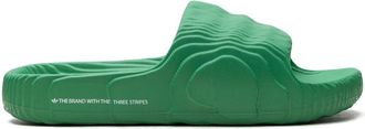 adidas Adilette 22 Green Pantoletten - Gr&uuml;n