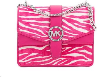 Michael Kors Femme, Sacs, Multicolore, Taille: ONE Size Sac bandouli&egrave;re en cuir avec motif