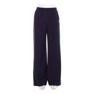 Max Mara Weite Hosen - - Trousers - Damen - Blau - 2XS