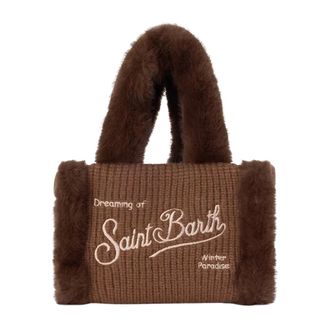 MC2 Saint Barth Mini Vanity Bag - Femme - Sacs - Brun - Taille: ONE Size