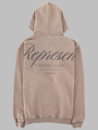 Represent Logo Cotton Sweatshirt - Gray