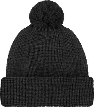 Hanseheld Pudelm&uuml;tze Anthrazit Bommelm&uuml;tze | Wollm&uuml;tze | 100% Wolle | Bommel | Made in Germany | Dunkelgrau