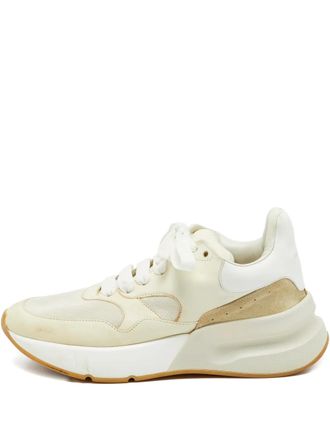 Alexander McQueen Oversized Runner Sneakers - Nude
