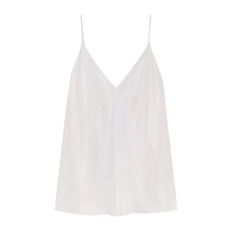 Max Mara &Auml;rmellose Oberteile - - Tops - Damen - Wei&szlig; - M