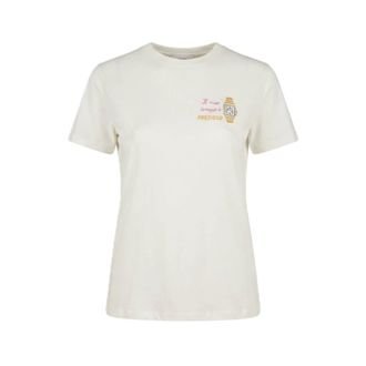 MC2 Saint Barth Tempo Prezioso 10 Strass Emb - Femme - Tops - Beige - Taille: 42 FR