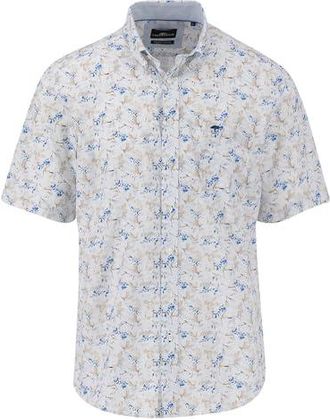 Fynch-Hatton Premium Flower Print Short Sleeve Shirt L