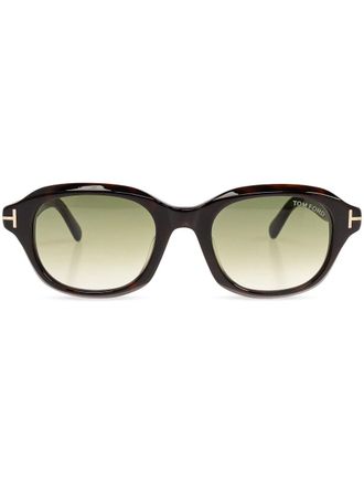 Tom Ford Eyewear Sonnenbrille mit eckigem Gestell - Braun
