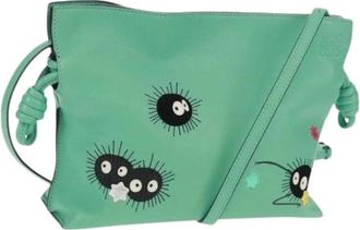 Loewe Sac bandouli&egrave;re en cuir Pre-owned - Femme - Pre-owned - Vert - Taille: ONE Size
