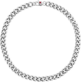 Tommy Hilfiger Jewelry Collier en Chaîne pour Homme en Acier Inoxidable - 2790604