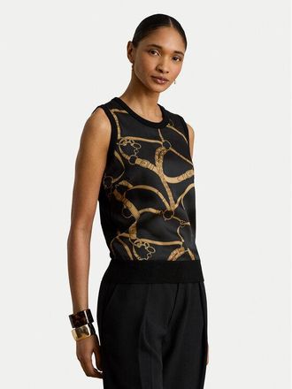 Lauren Ralph Lauren Bluse 200P13976001 Schwarz Regular Fit