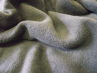 CRS Fur Fabrics Qualität Anti Pil Polarfleece Stoff Material - Taupe Braun - Braun, 1Mtr - 150cmx100cm