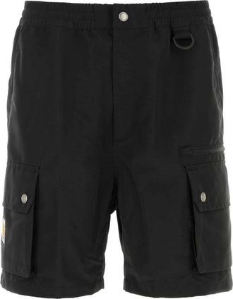 Carhartt Work in Progress Homme, Shorts, Noir, Taille: L Pantalon Court Irwin en Polyester Noir