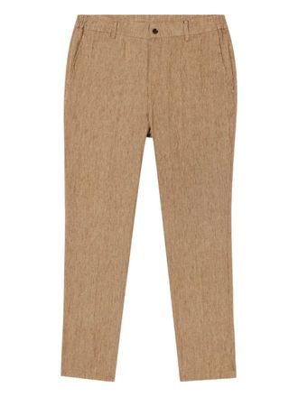 Brooks Brothers pantalon en lin - Marron
