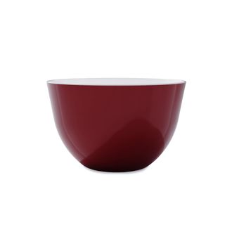 Trebonn Stackable Bowl - CherryRed - Durchmesser 22 cm x H&ouml;he 13,5 cm - ger&auml;umige Sch&uuml;ssel mit gl&auml;nzendem Finish, perfekt als Salatsch&uuml;ssel oder Suppenschale