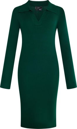 Faina Jersey-Etuikleid Damen Smaragdgr&uuml;n