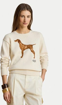 Lauren Ralph Lauren Pullover 200P14120001 Creme Regular Fit
