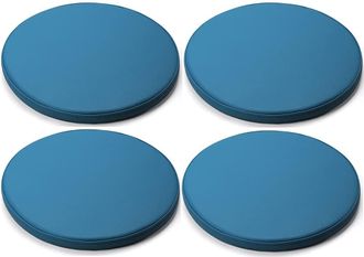 Generic Rundes Stuhlkissen Aus Memory-Schaumstoff Rutschfestes Weiches Rundes Stuhlkissen,1/2/4er Set Sitzkissen/Hockerkissen, Bequemes Bar-Sitzkissen(Blue,35